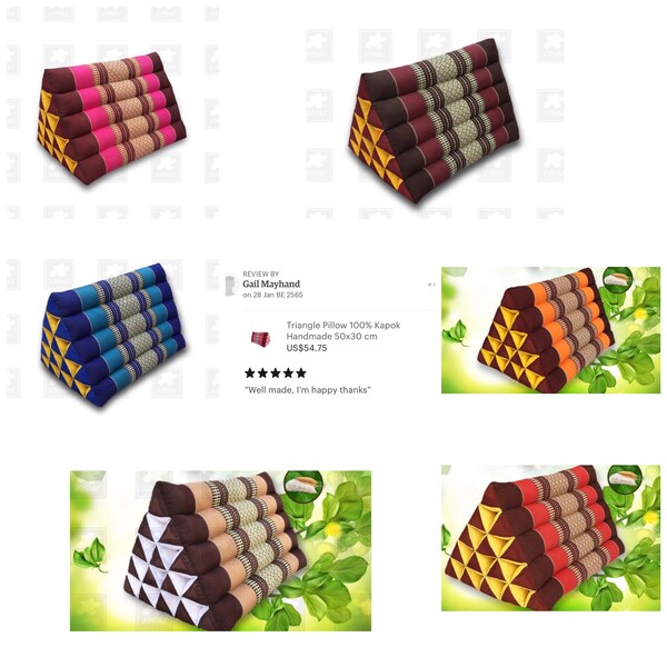 Triangle Cushion - Etsy