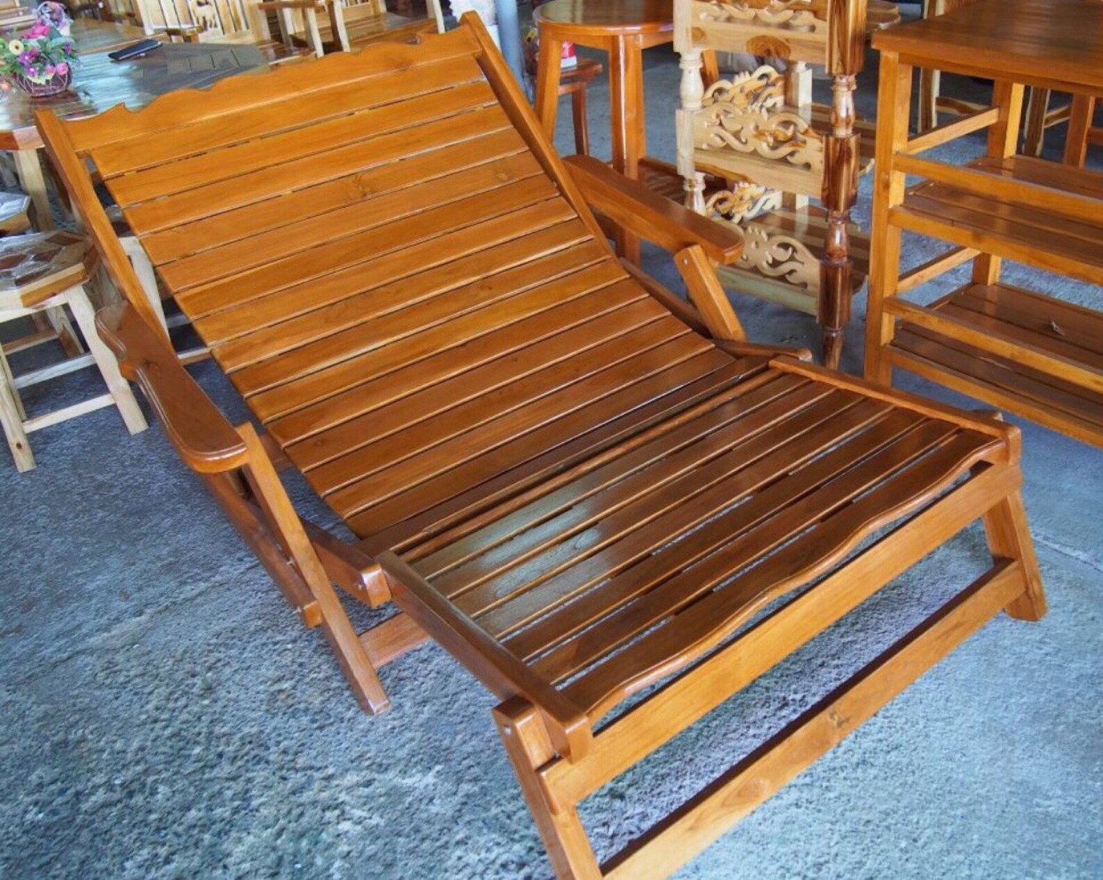Golden Thai Teak Daybed Handmade Adjustable 2 Step Daybeds - Etsy New ...