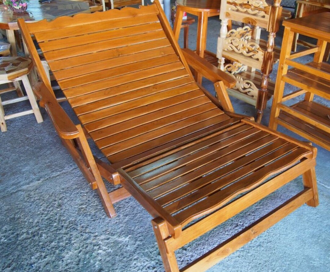 Golden Thai Teak Daybed Handmade Adjustable 2 Step Daybeds - Etsy New ...