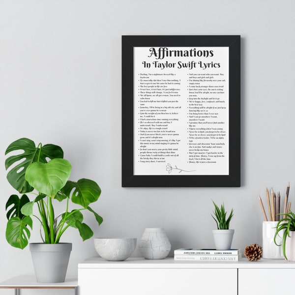 Taylor Affirmations - Etsy