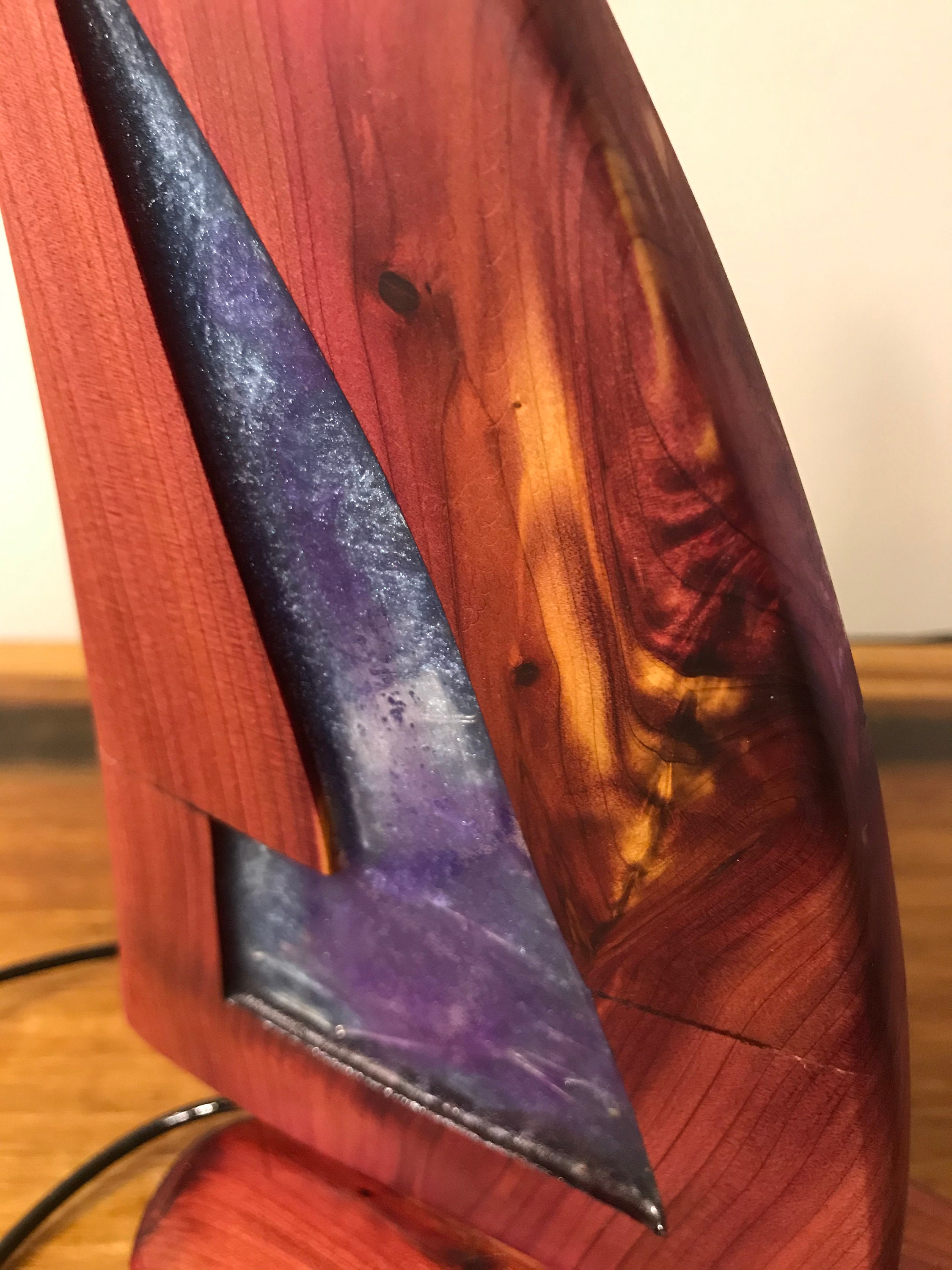 Glowing Epoxy Night Lamp. - Etsy