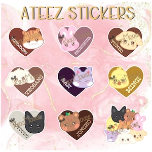 Ateez Stickers - Etsy