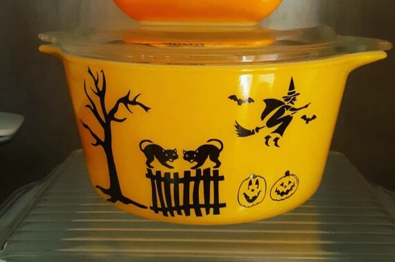 Vintage Halloween Pyrex Decal | Etsy