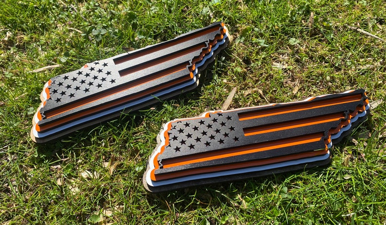 Tennessee Vols American Flag Layered - Etsy