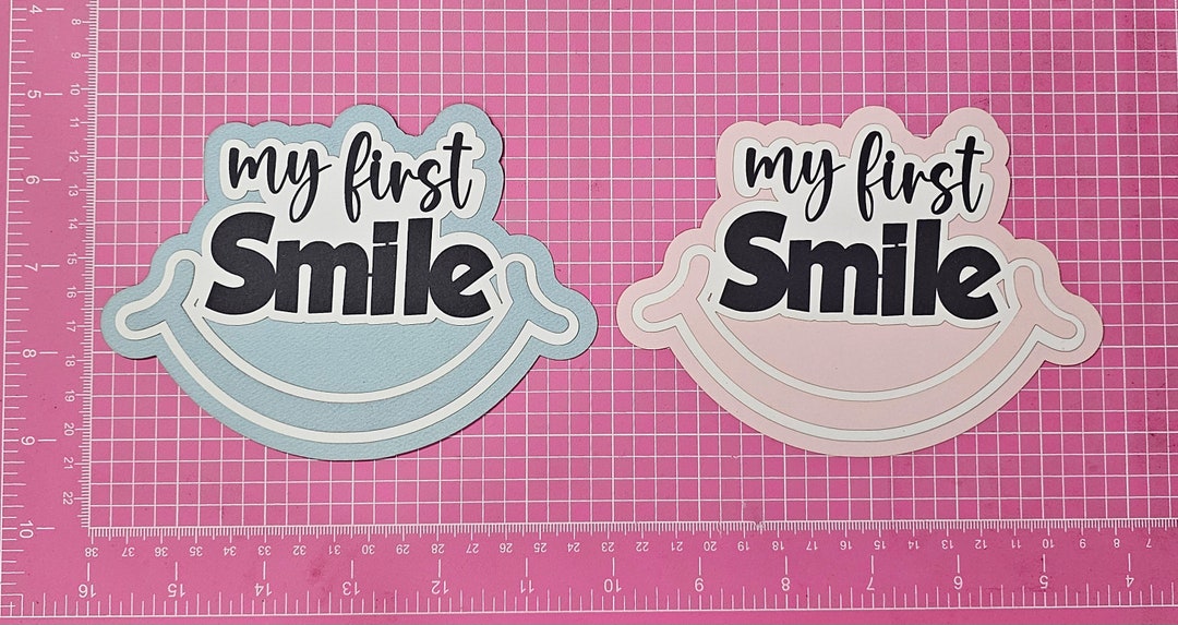 My First Smile Scrapbook Title - Etsy