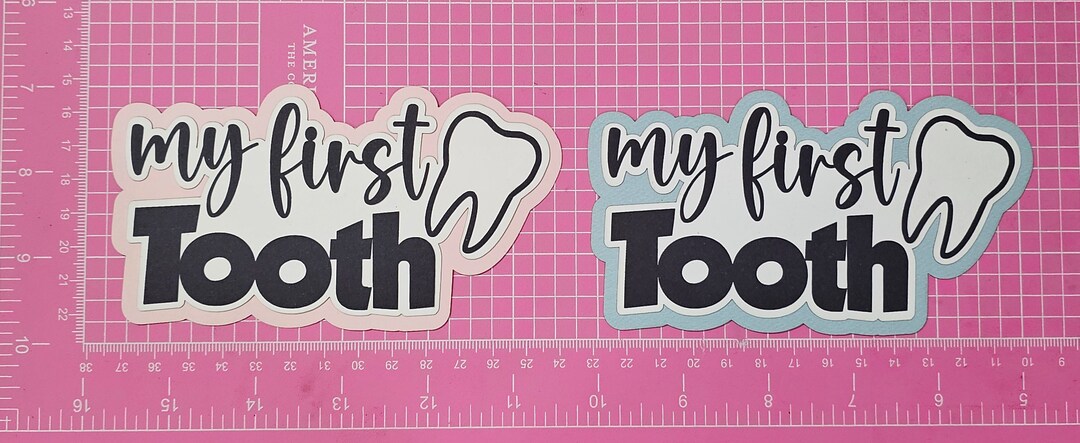 My First Tooth Scrapbook Title - Etsy