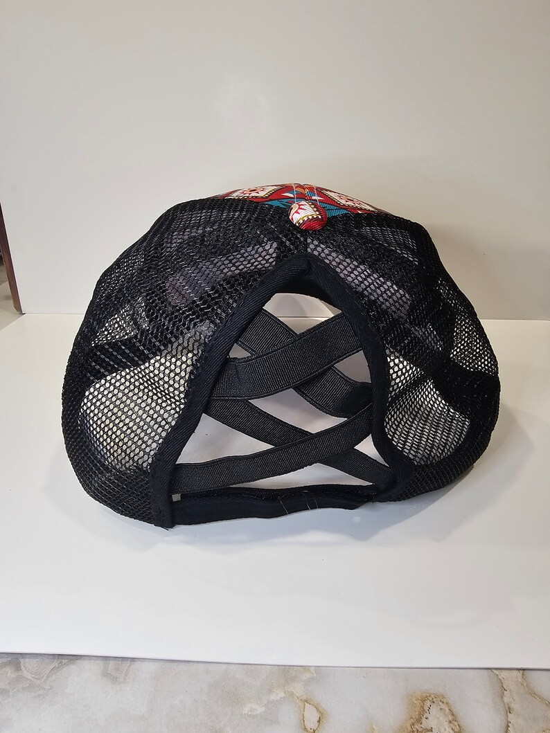 Aztec Pattern Hat With Leather Patch "country Girl" - Etsy