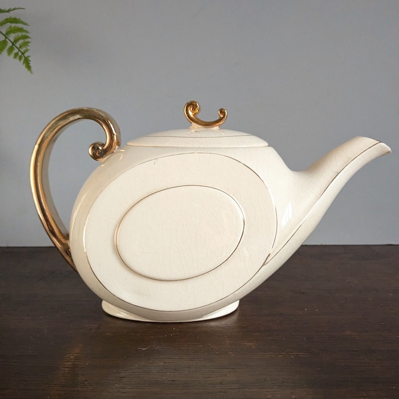 Art Deco Teapot - Etsy