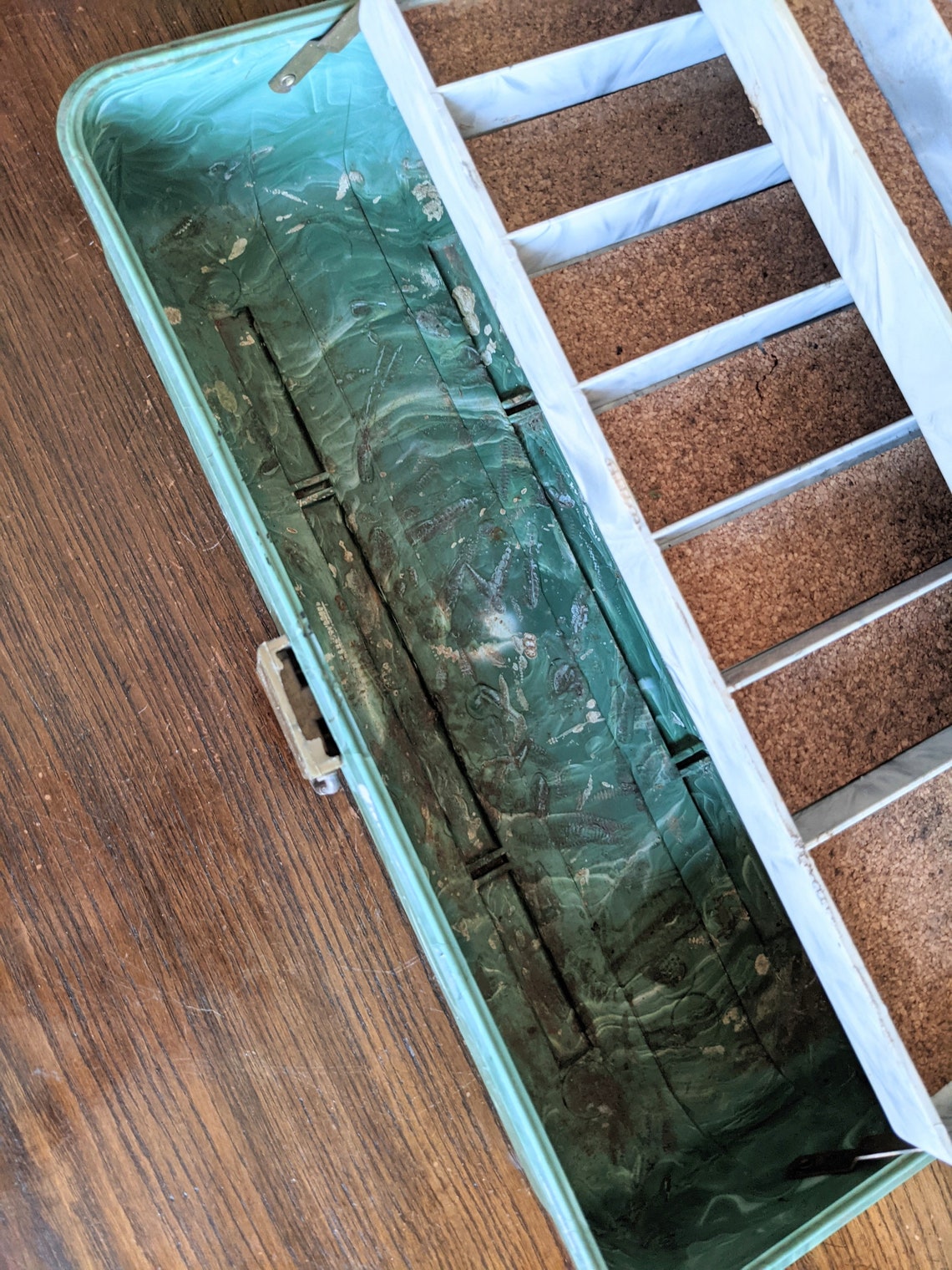 Plano Tackle Box Green Marbled Camo Fishing Tackle Storage No - Etsy