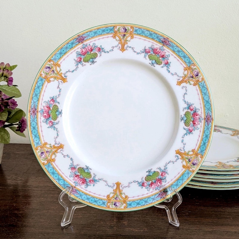 Antique Worcester Plates - Etsy