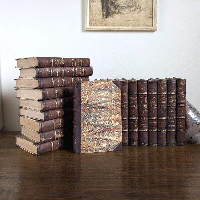 Antique Book Collection - Etsy