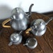 Danish Modern Tea Coffee Set MCM Pewter Meeuws & Zoon Den Haag Coffee ...