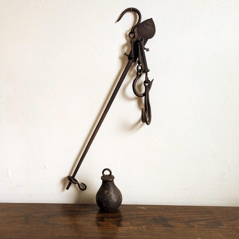 Antique Steelyard Scales - Etsy