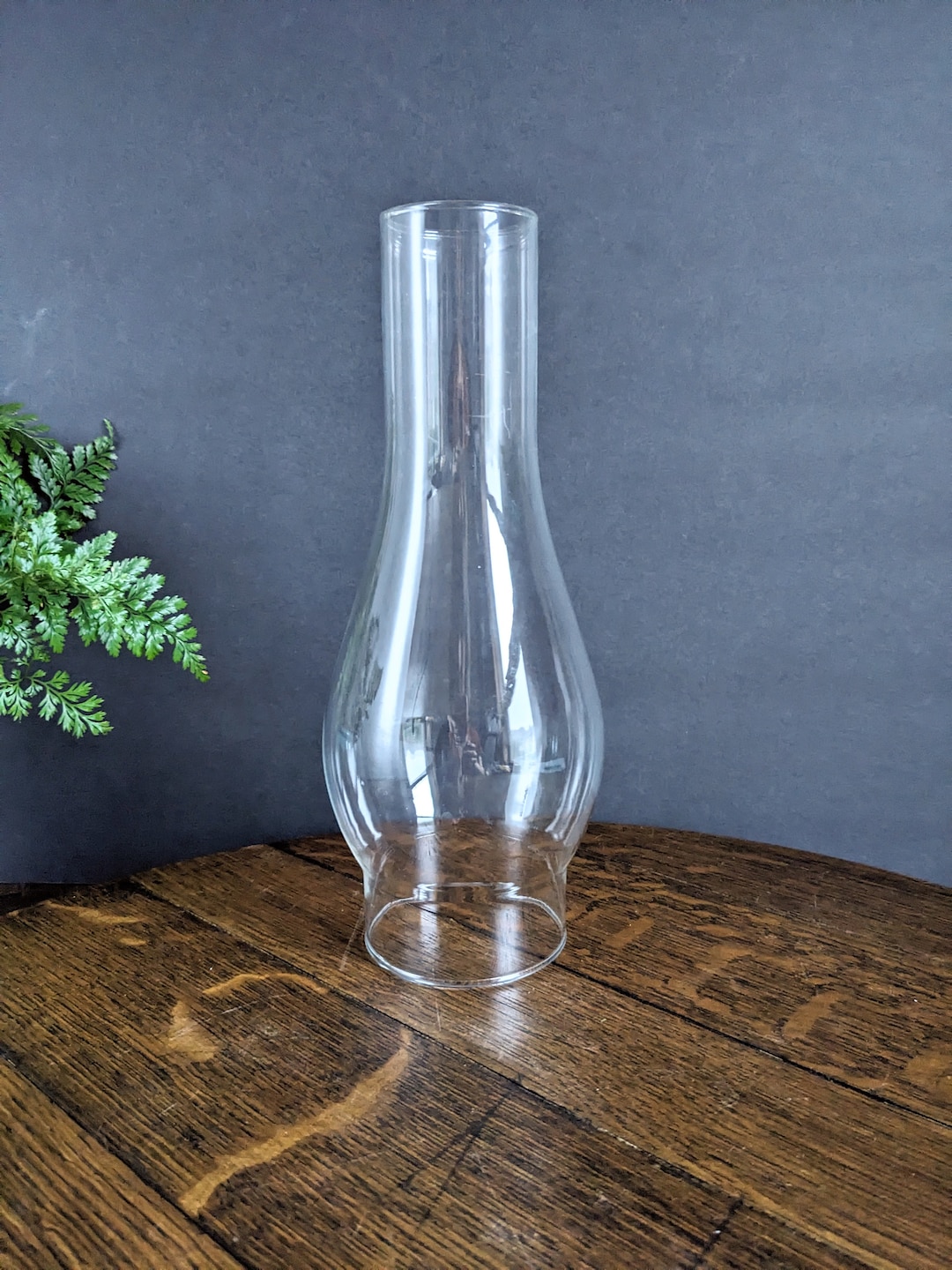 Tall Chimney Lamp Shade 10 Inch Clear Glass 2 7/8 Inch Fitter - Etsy