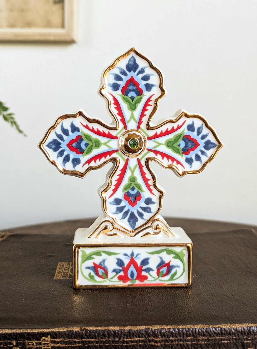 Lenox Elegant Cross Collection Porcelain Persian Cross Made in USA - Etsy