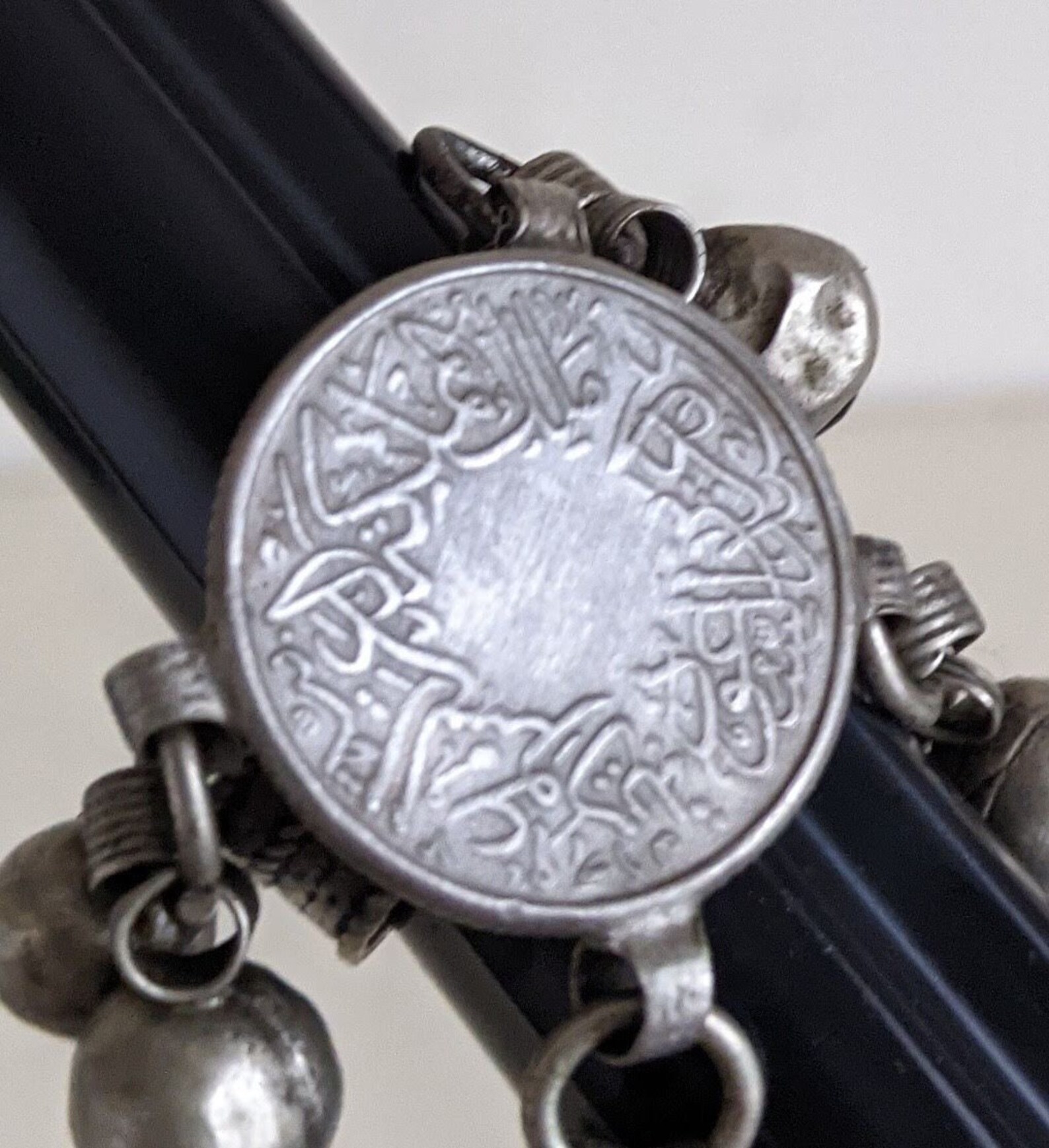 Bedouin Coin Ring With Bells Silver Yemen Saudi Arabia Tribal | Etsy