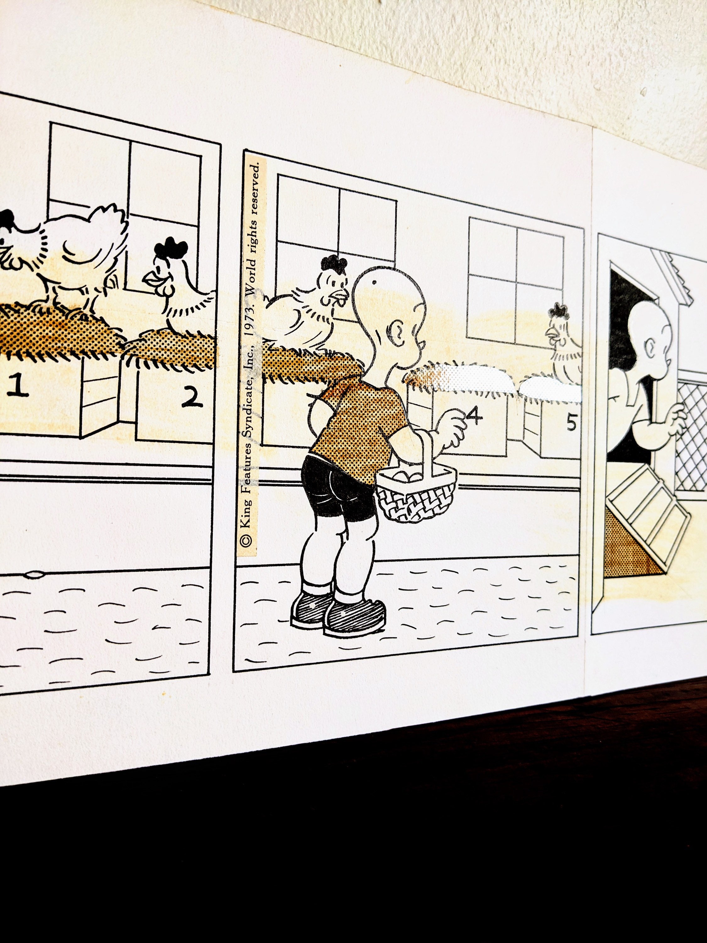 John Liney Henry Comic Strip Original Ink Drawing Art 1973 - Etsy