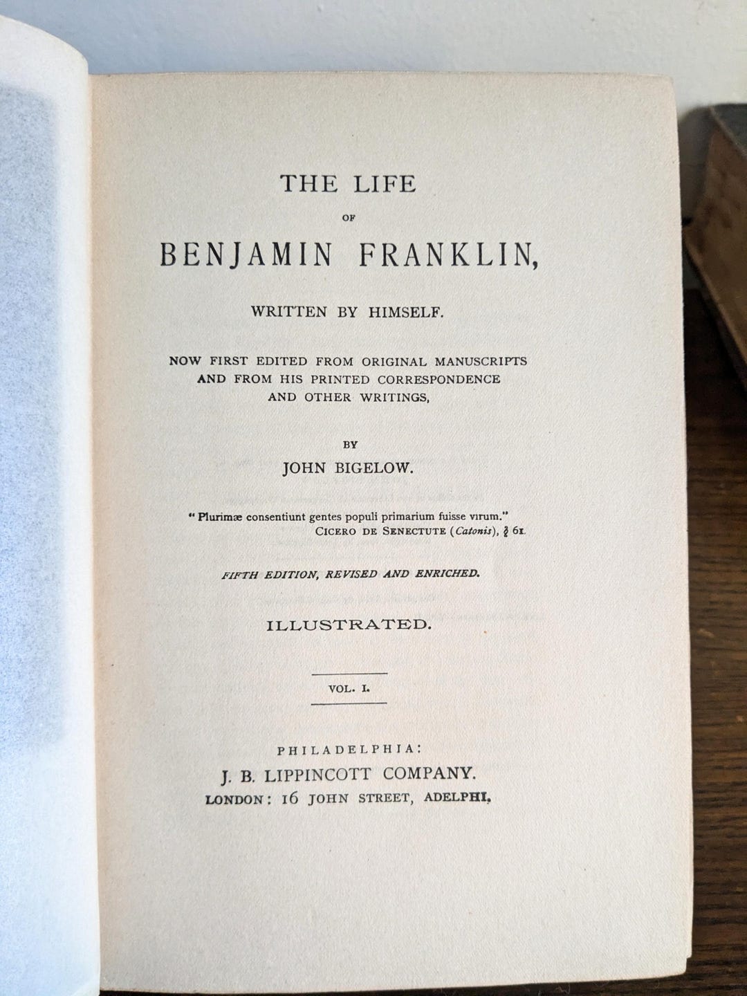 Life of Benjamin Franklin 1916 Autobiography Bigelow 3 Volumes ...