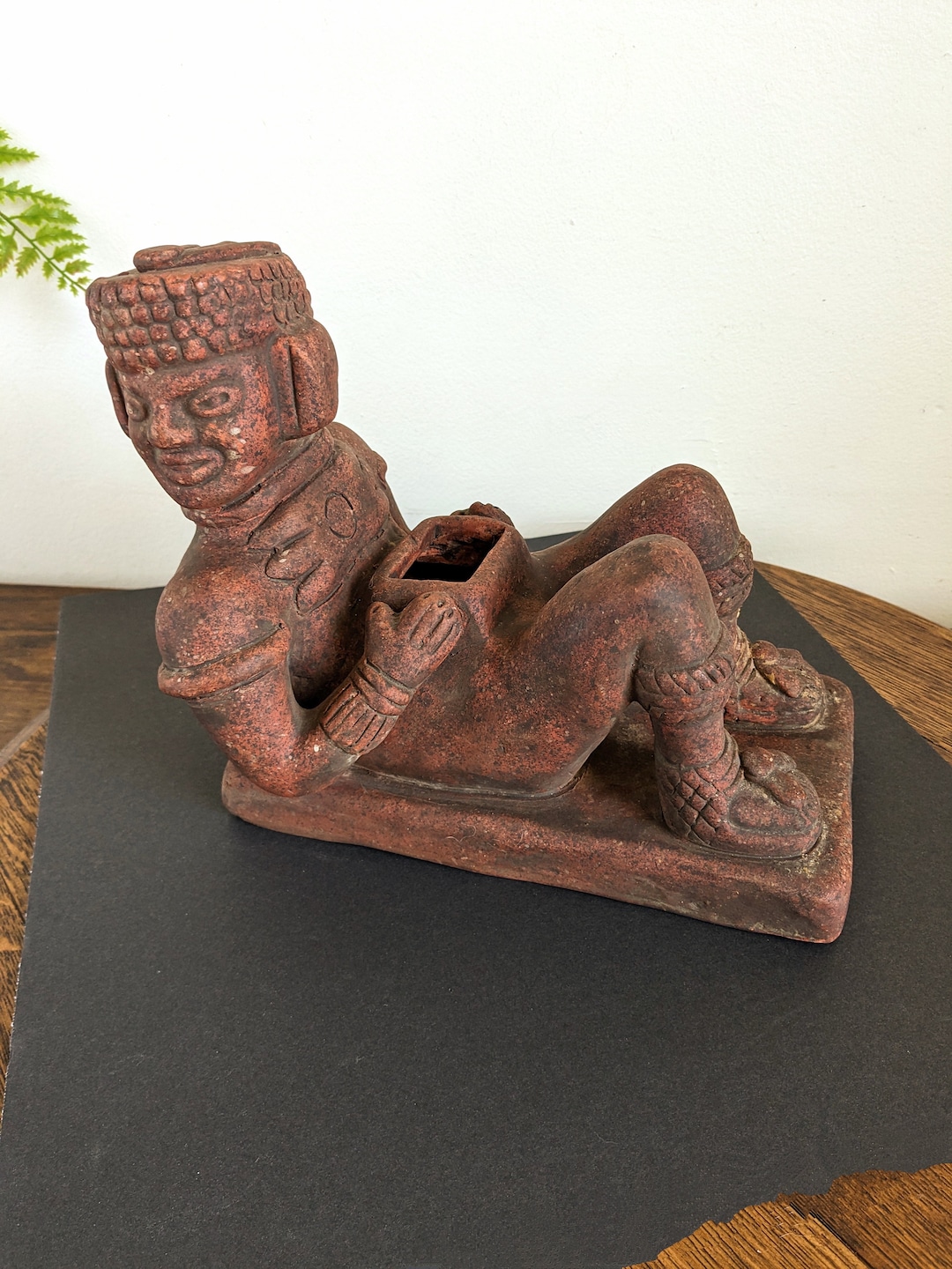 Precolumbian Chacmool Pottery Museum Replica Chac Mool Mexico Antique ...