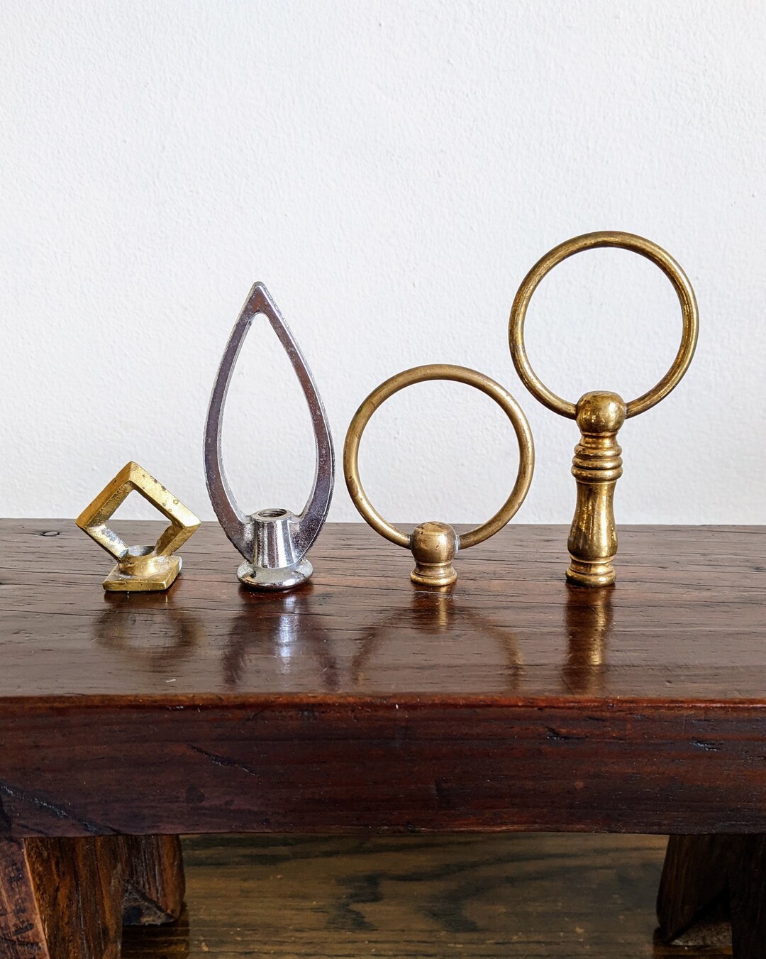 Ring Handle Finial Large Hole Pipe Thread Antique Lamps and - Etsy