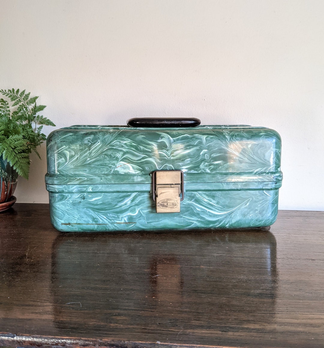 Plano Tackle Box Green Marbled Camo Fishing Tackle Storage No - Etsy