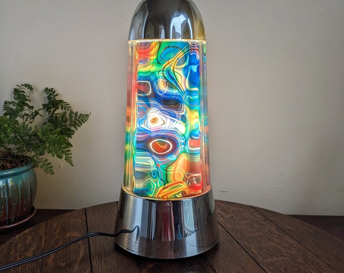 Psych Motion Lamp Rabbit Tanaka Rotating Colorful Swirl Psychedelic ...