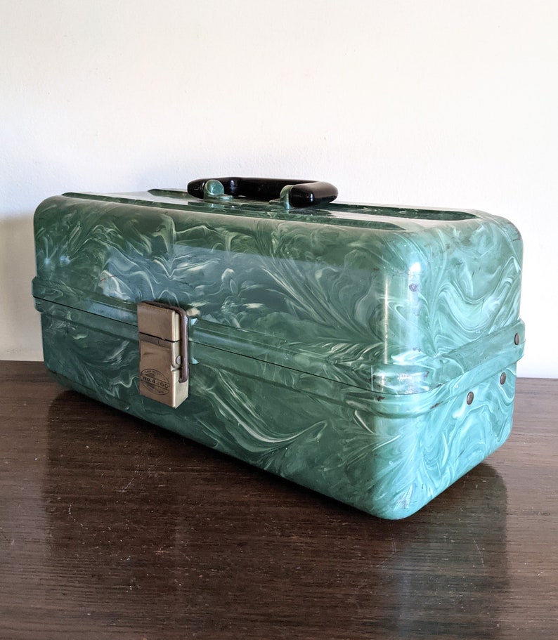 Plano Tackle Box Green Marbled Camo Fishing Tackle Storage No - Etsy