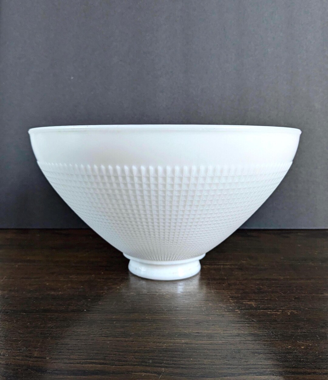 Large White Glass Floor Lamp Shade Torchiere Corning No 82416 Milk ...