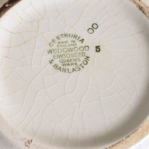 Wedgewood Queensware Teapot of Etruria & Barlaston Embossed Grape Leaf ...