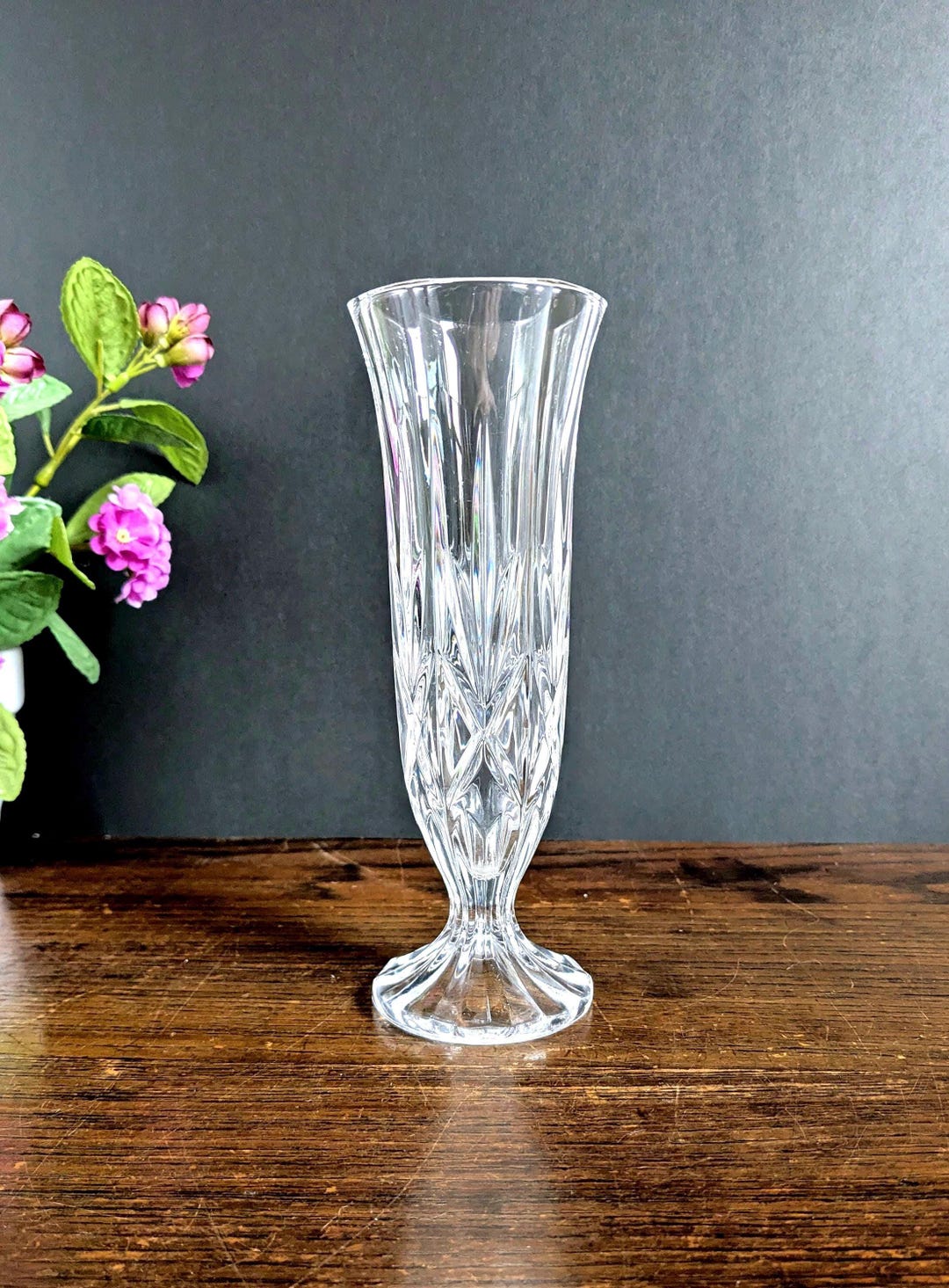 Crystal Vase Italian 6.5 Inch Tall Royal Crystal Rock RCR Made in Italy ...