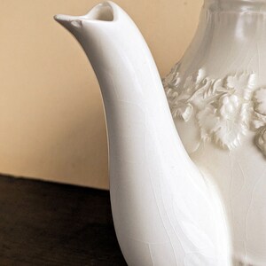 Wedgewood Queensware Teapot of Etruria & Barlaston Embossed Grape Leaf ...
