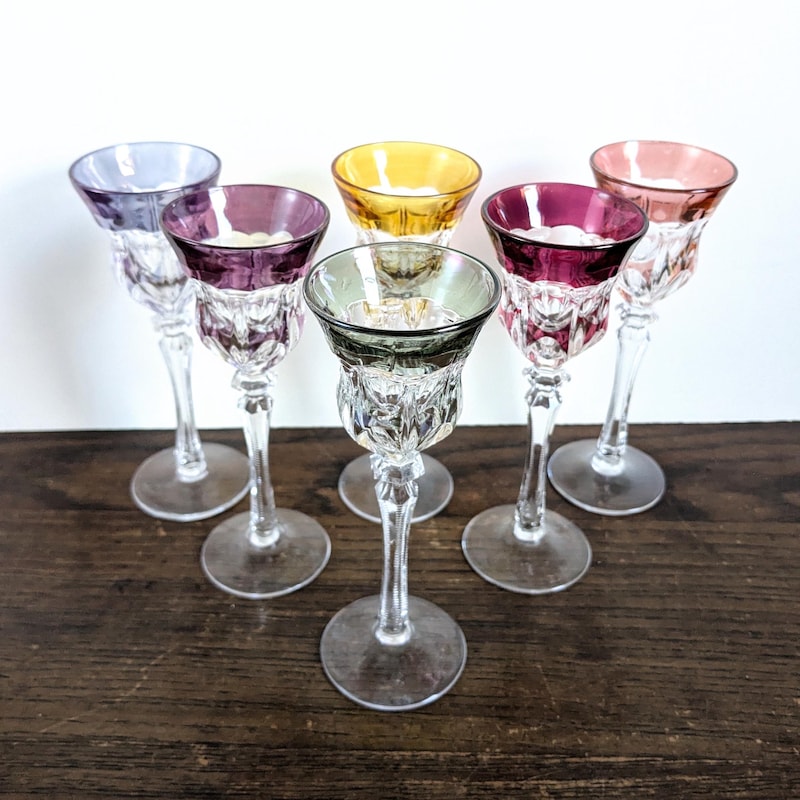 Bavarian Glass Cordials - Etsy