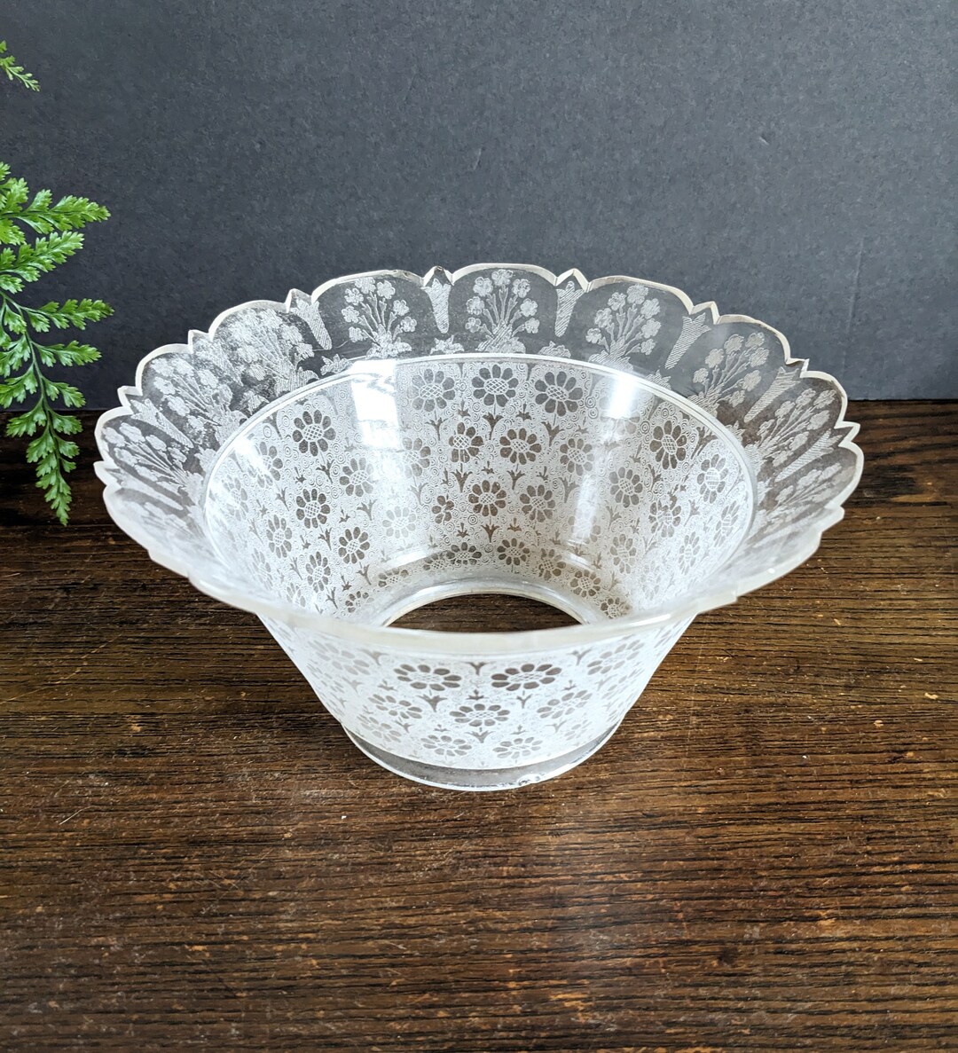 Lace Glass Fitter Shade Victorian Gas Light Shade 4 Inch Fitter - Etsy