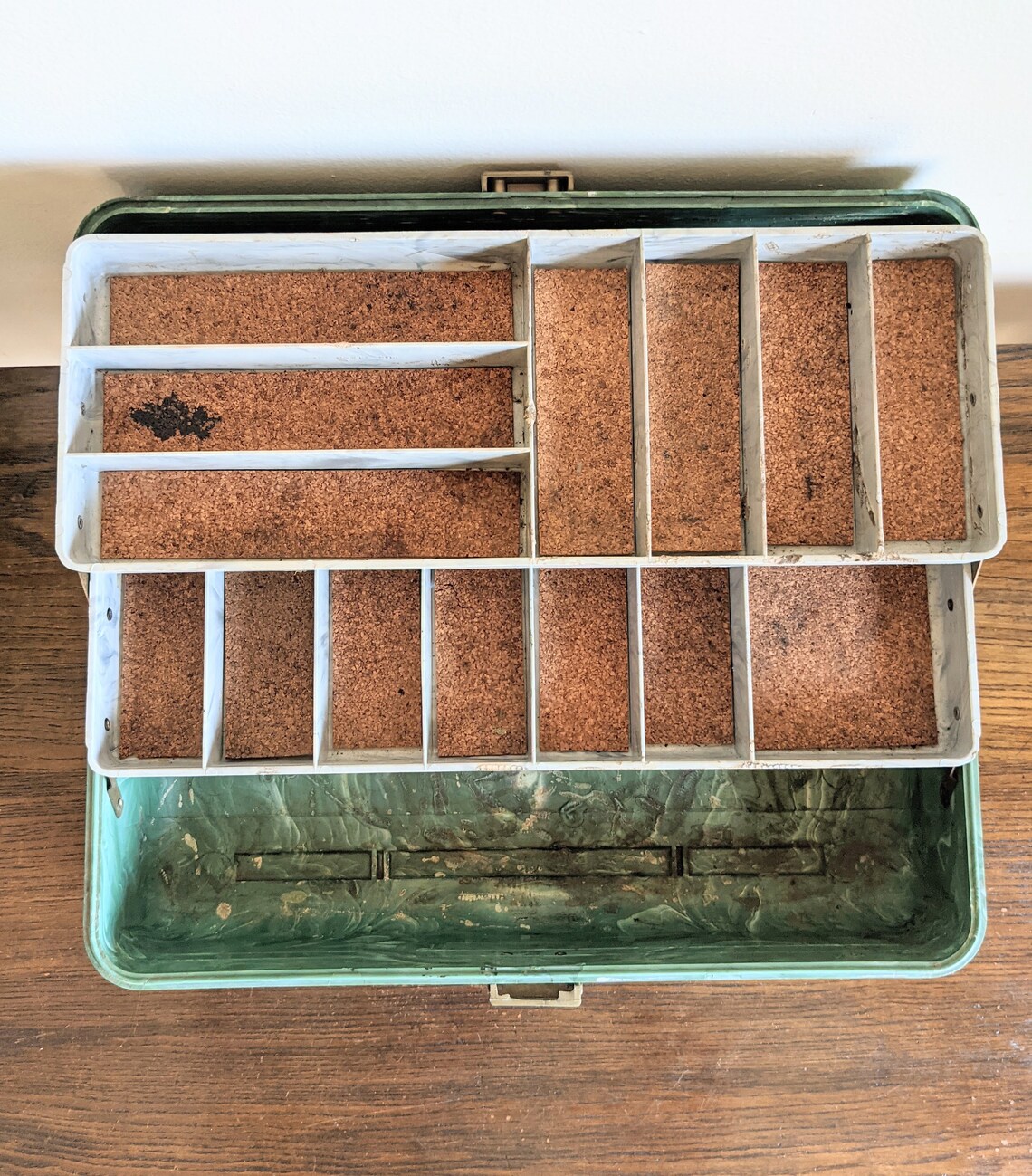 Plano Tackle Box Green Marbled Camo Fishing Tackle Storage No - Etsy