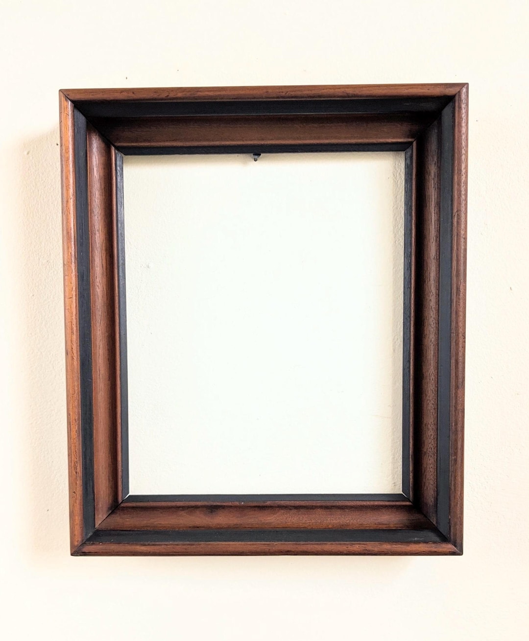 Antique Wood Frame Black Details Deep Cove Walnut 9 X 11 Image Size - Etsy