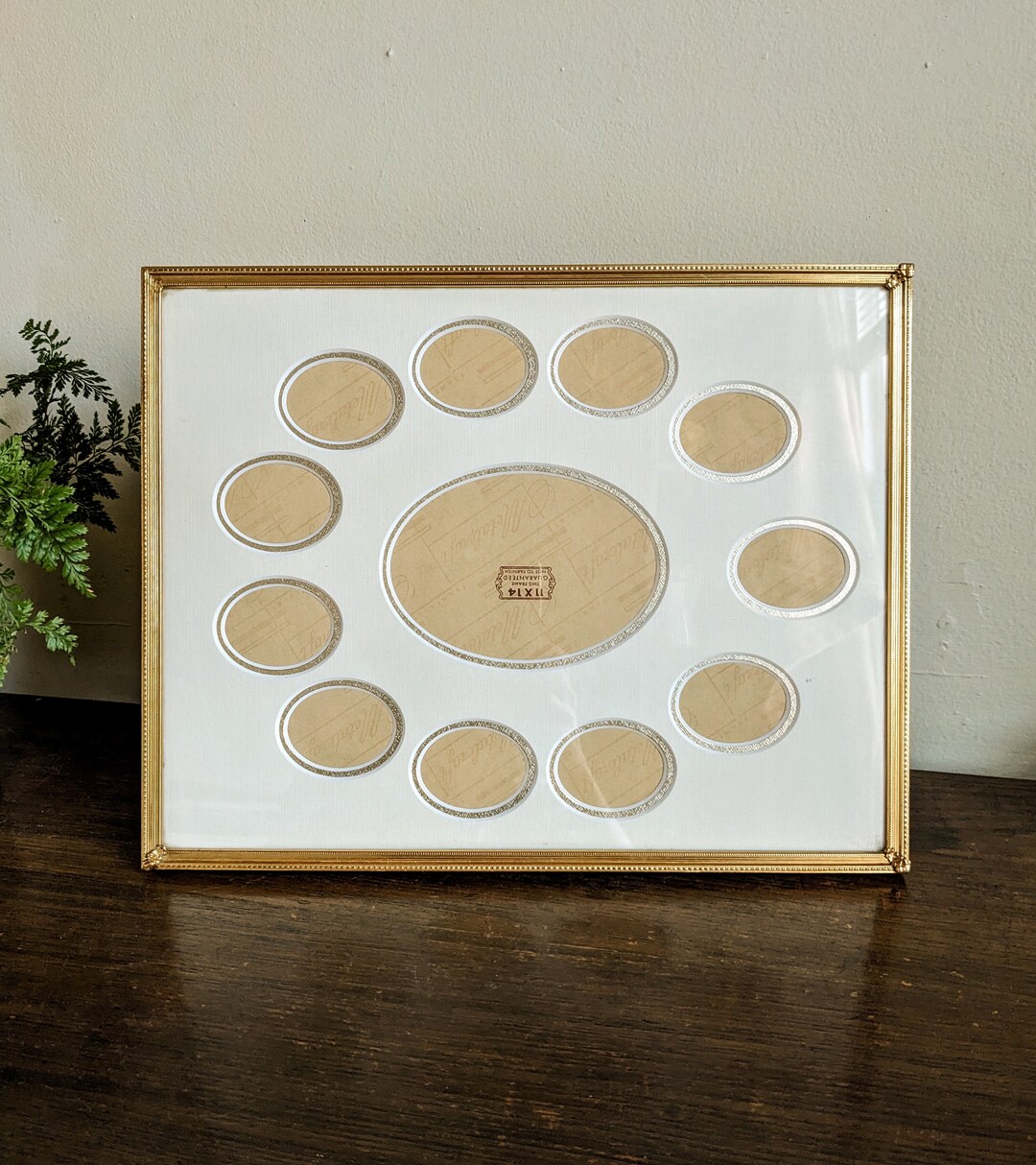 Metalcraft Gold Metal Frame Multi Oval Openings 11 X 14 Inches - Etsy