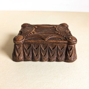 Syroco Style Box Art Deco Design 1940s Cabin Decor Trinket Box Multi ...