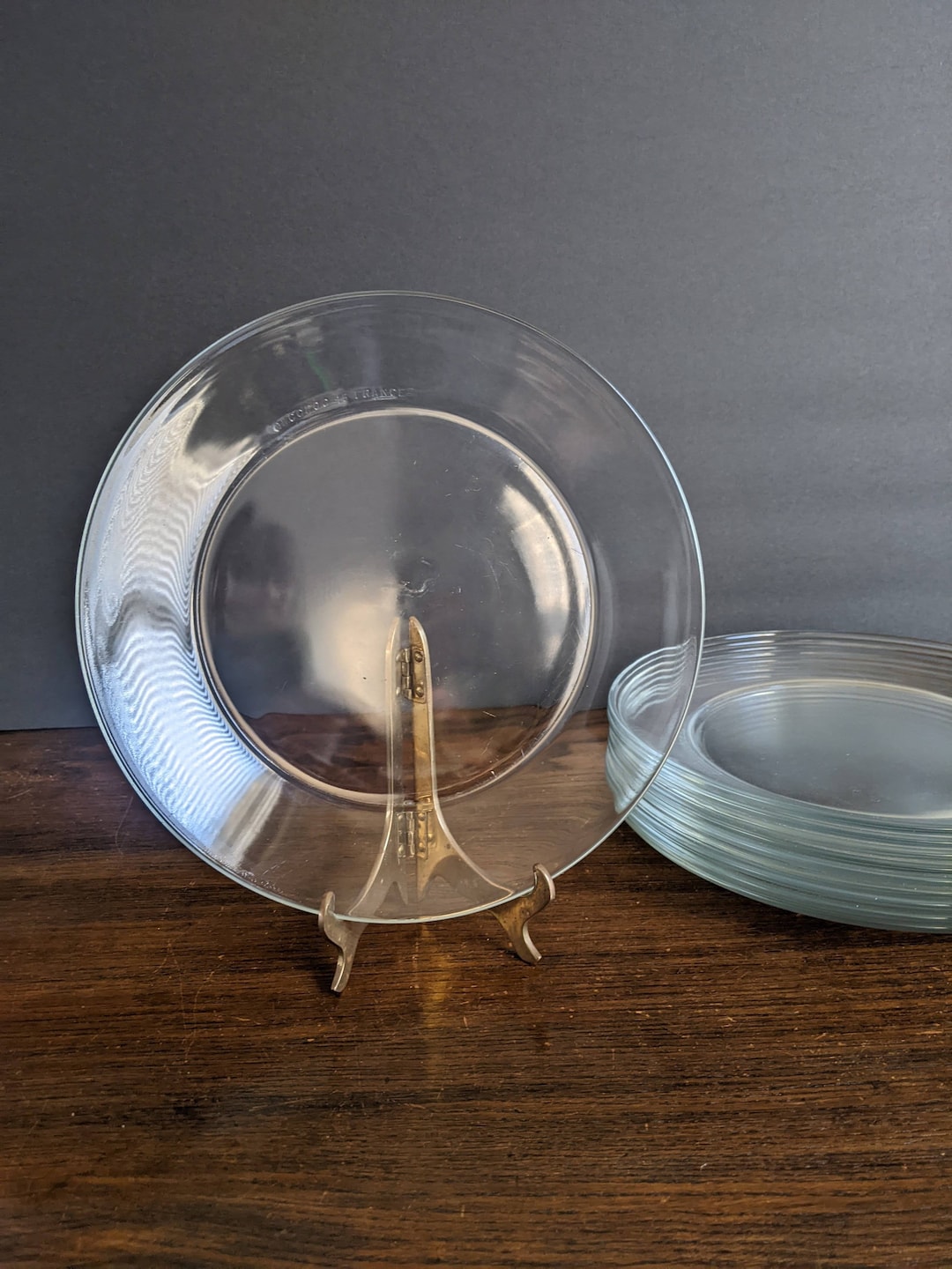 Arcoroc 9 Classique Clear Coupe Plate France Luncheon Plate Commercial ...