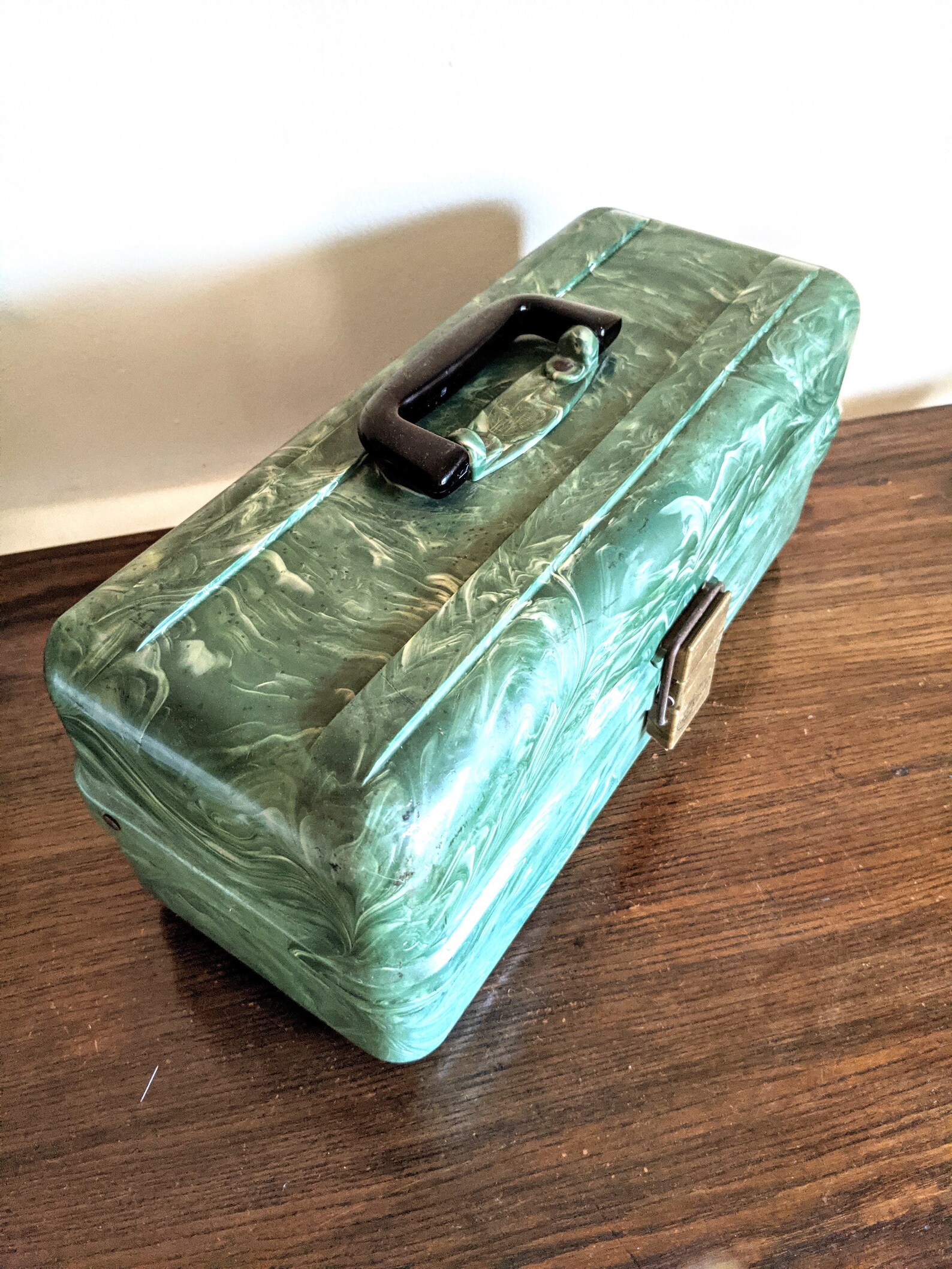 Plano Tackle Box Green Marbled Camo Fishing Tackle Storage No - Etsy