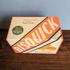 Bisquick Tin Recipe Box With Recipes Full - Etsy