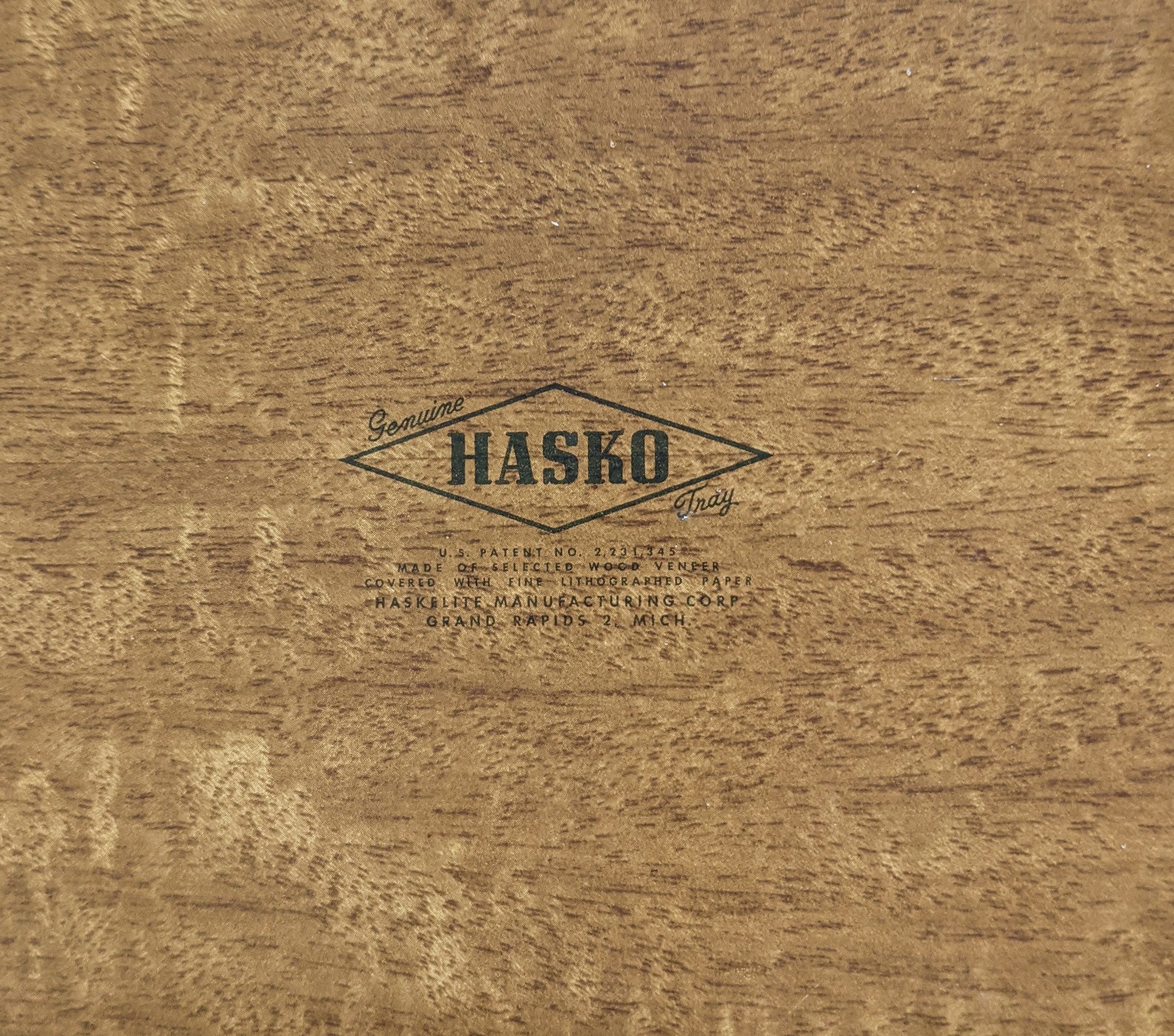 Hasko Lap Tray Trayware Wood Grain Red Rose Set of Four 40 - Etsy