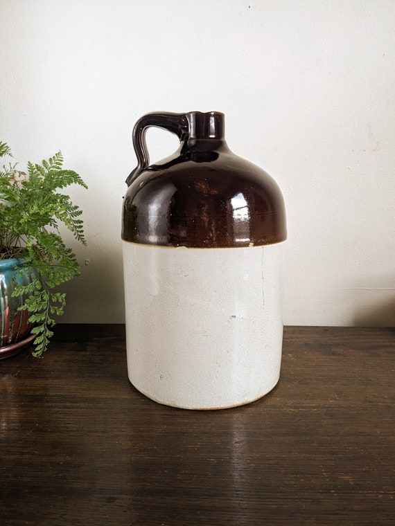 Modern Moonshine Stoneware Jug