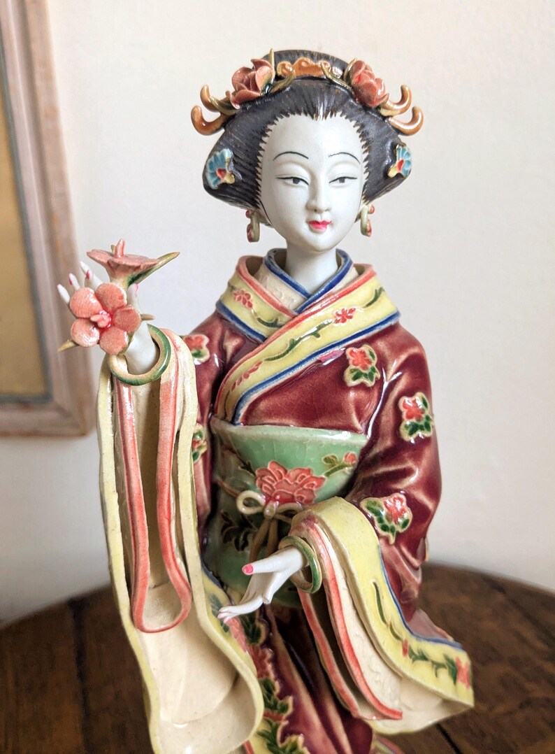 Chinese Porcelain Figurine Lin Weidong Quinn Dynasty Style Princess - Etsy