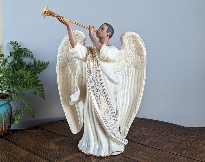 Lenox African American Angel Collection Jakada the Messenger Brown Skin ...