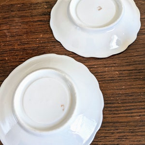 Antique Lustreware Gold Demitasse Cup Saucer Set of Two Flower Shaped ...