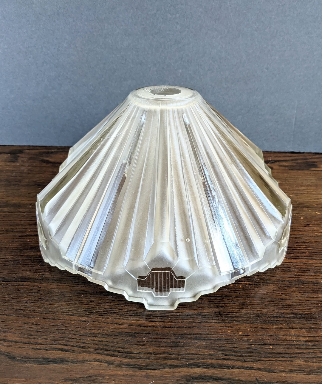 Art Deco Glass Lamp Shade Mission Arts and Crafts - Etsy