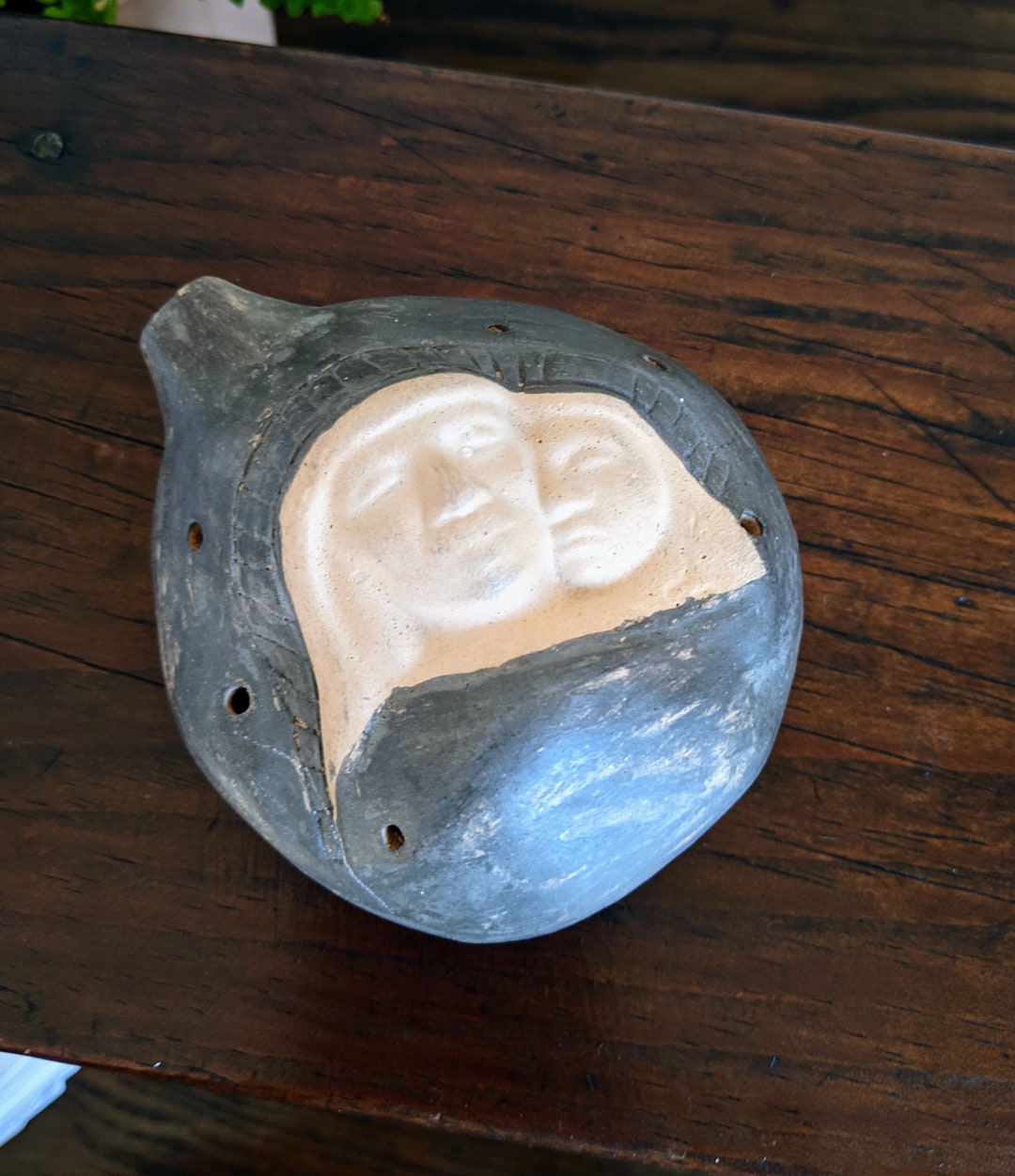 Clay Flute Ocarina Chile South American Handmade Ceramic Musical ...