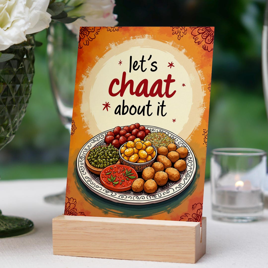 Lets Chaat About It Food Station 004 | Mehndi Decor | Dholki Party ...