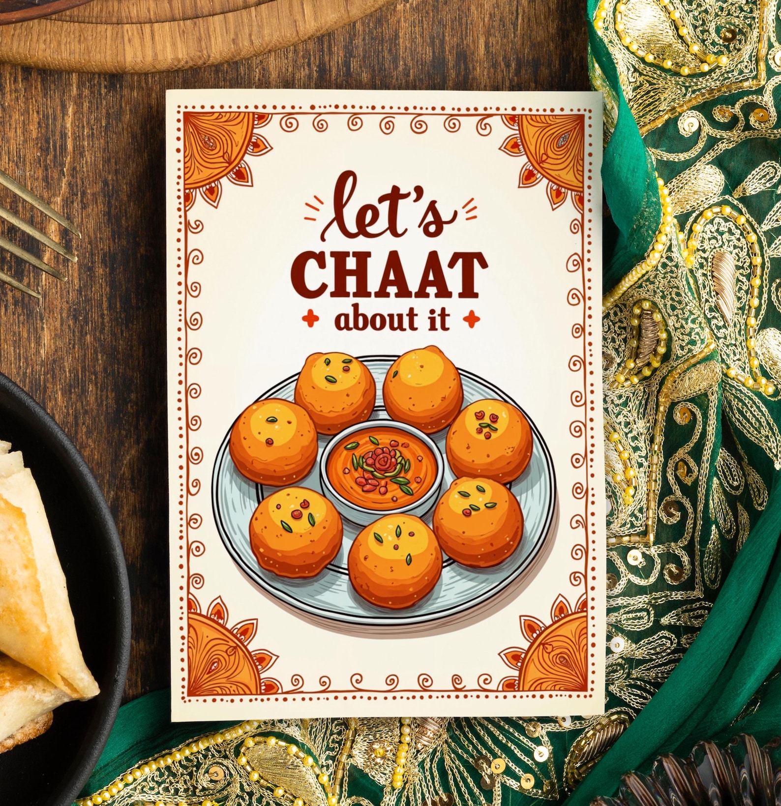 Lets Chaat About It Food Station 001 | Mehndi Decor | Dholki Party ...