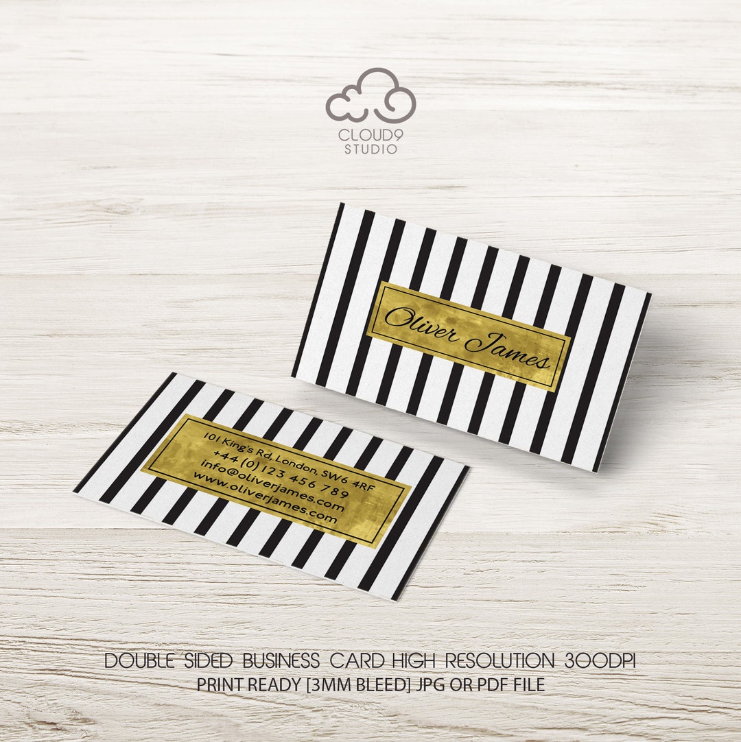 Personalized Calling Card / Contact Card / Custom Business Card Modern ...